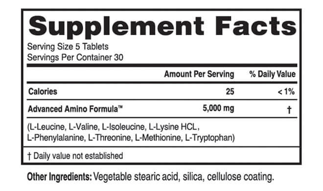 Advanced Amino Formula - Contains 8 Essential Amino Acids