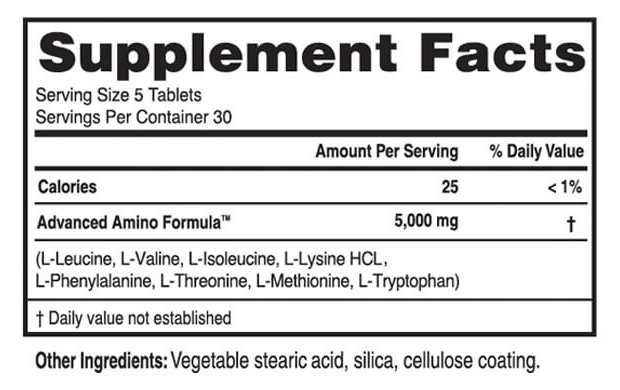 Advanced Amino Formula - Contains 8 Essential Amino Acids