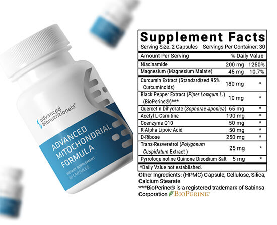 Advanced Mitochondrial Formula | Niacinamide | Advanced Bionutritionals